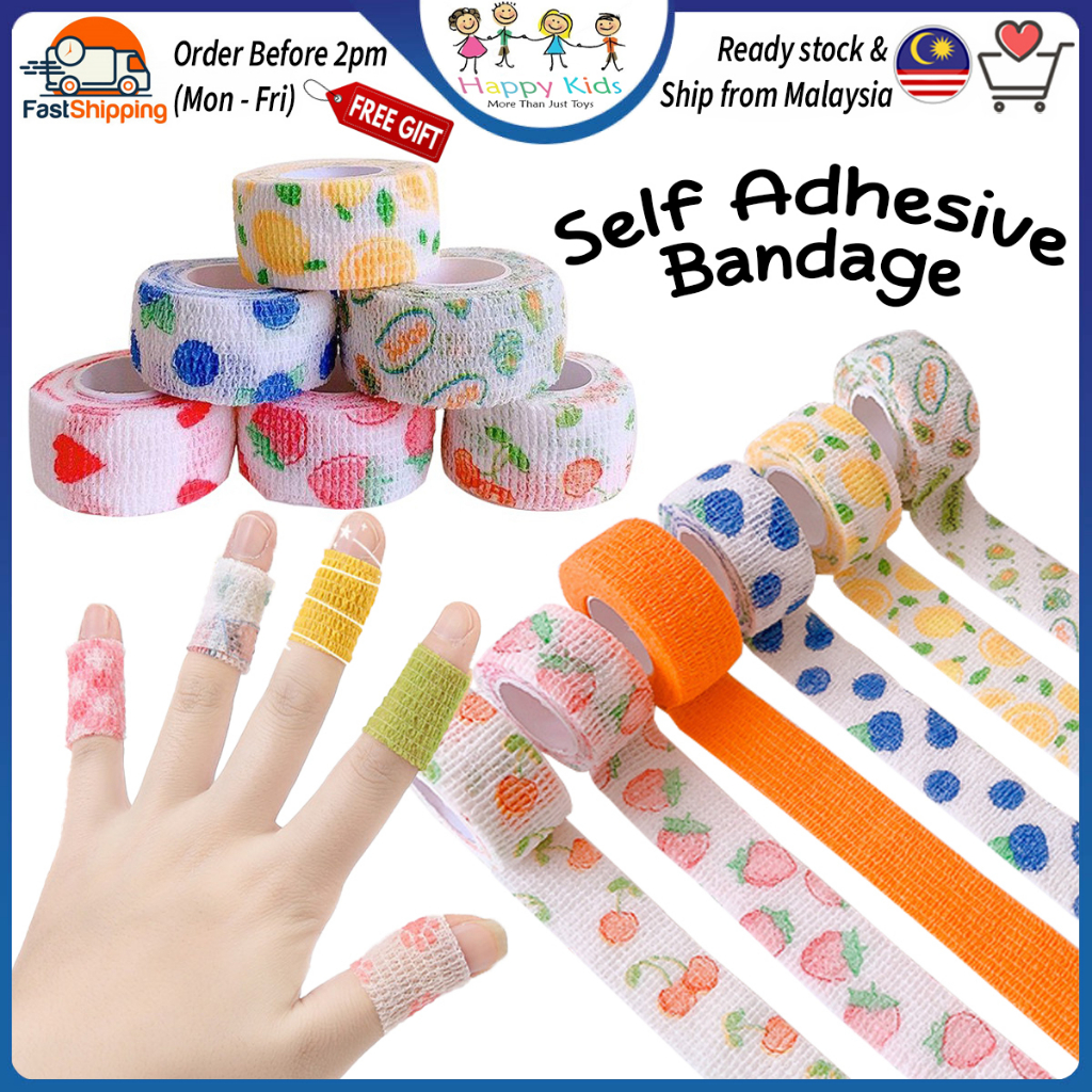 [Happy Kids] Elastic Self Adhesive Student Finger Bandage For Writing ...
