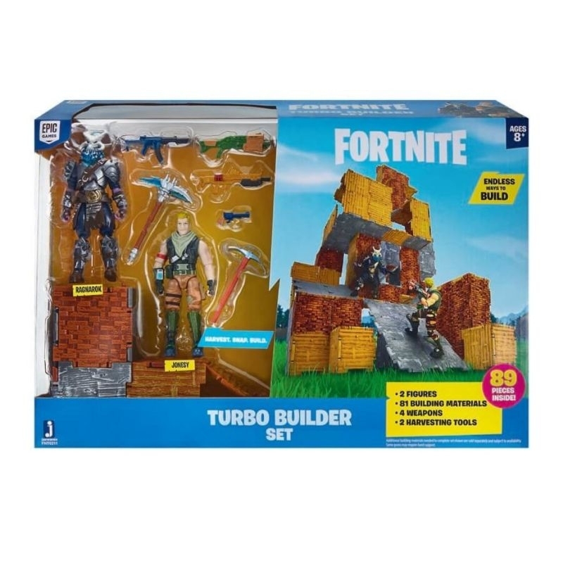 Fortnite Turbo Builder Set 2 Figure Pack - Jonesy and Ragnarok by ...