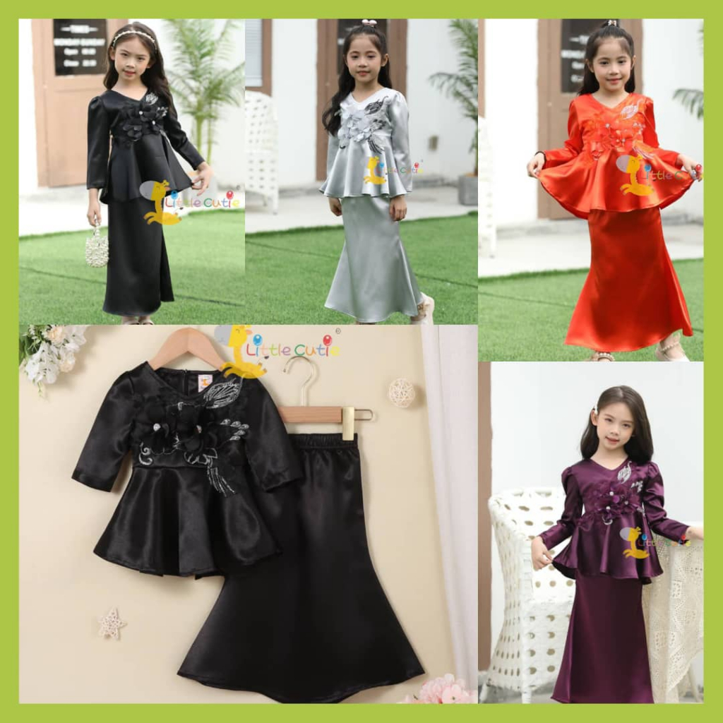 Little Cutie BK80 Girls' Raya Dress Modern Bracket Dress Pelpum 三维 ...