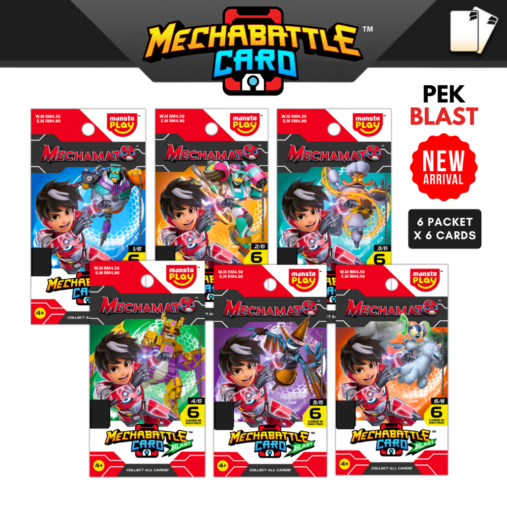 Mechabattle Card : Pek Blast (36 Cards) | Shopee Singapore