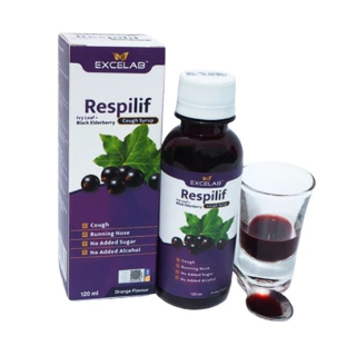 EXCELAB RESPILIF COUGH SYRUP 120ML (ivy leaf + black elderberry ...