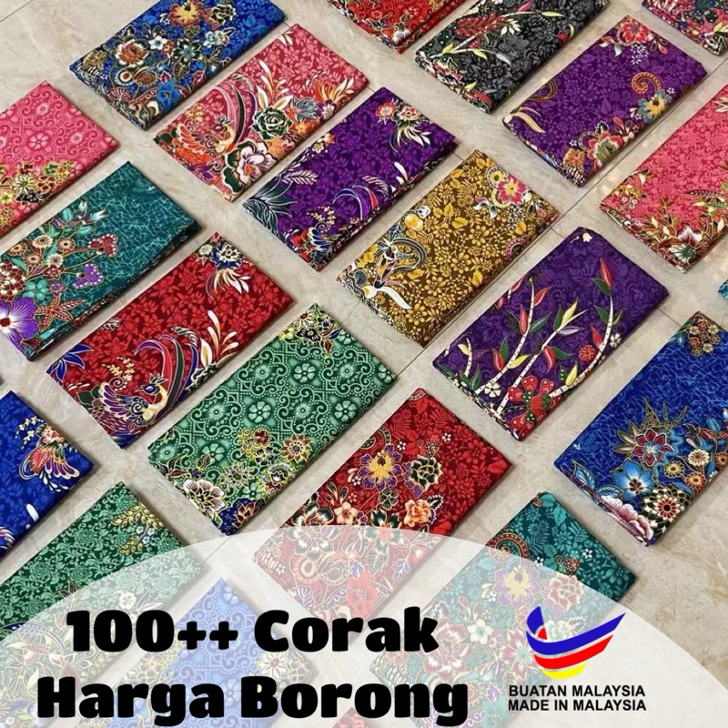 BATIK CLOTH COVER BORNEO SARAWAK BATIK CLOTH/ FINE SILK BATIK CLOTH ...