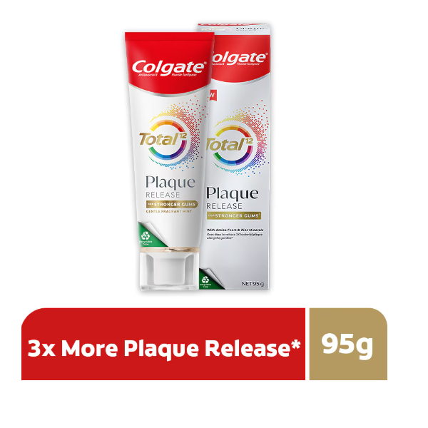 COLGATE Total Plaque Release Gentle Fragrant Mint 95g | Shopee Singapore