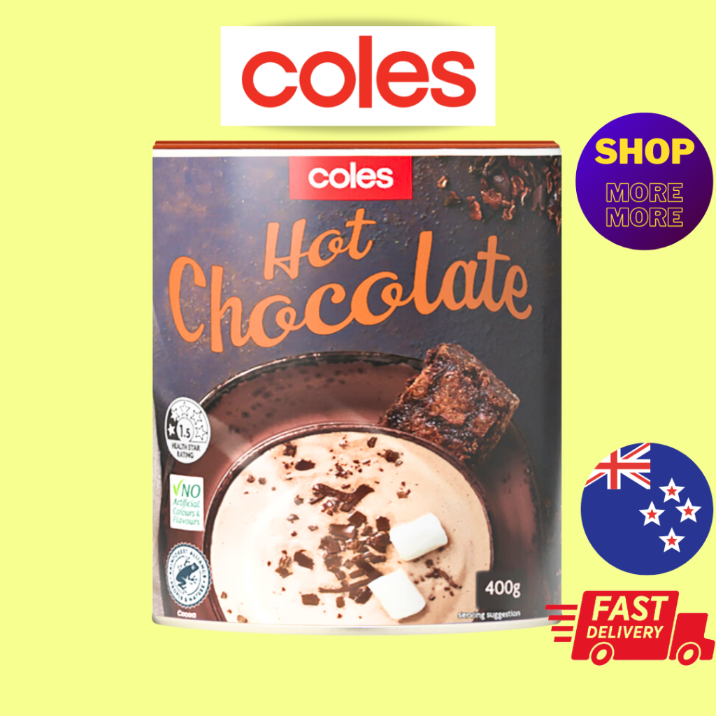 COLES Hot Chocolate 400G ~ Imported from | Shopee Singapore