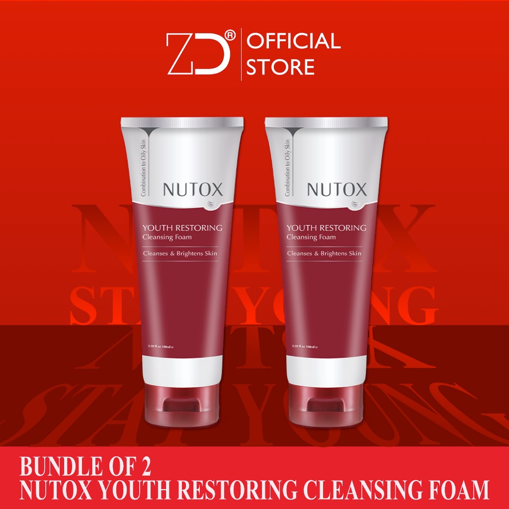 [BUNDLE OF 2] NUTOX YOUTH RESTORING CLEANSING FOAM (COMBINATION TO OILY ...