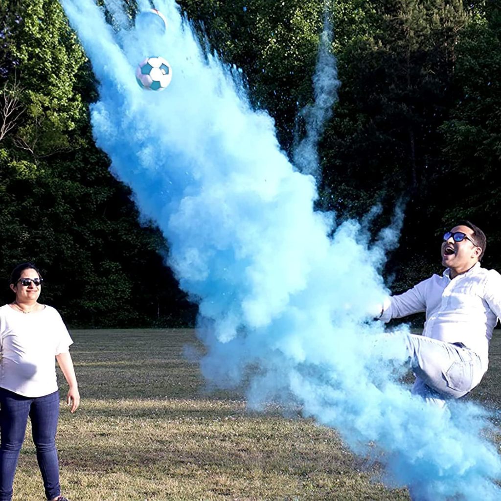 Gender Reveal Exploding Powder Ball Blue Pink Powder Gender Reveal Kit ...