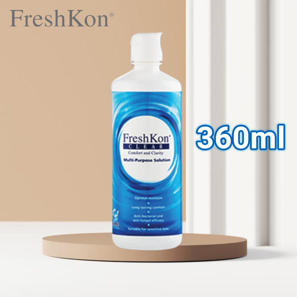 (1 BOTTLE 360ml) Freshkon Clear Multi Purpose Solution | Shopee Singapore