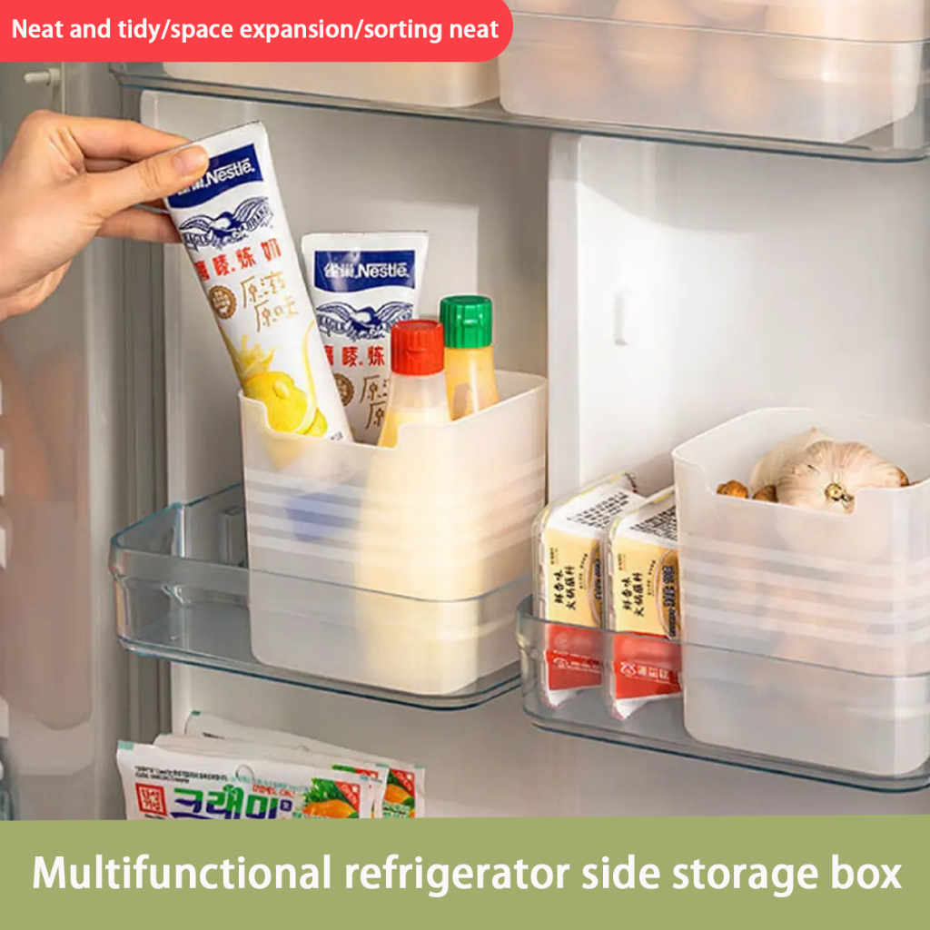 Refrigerator side door storage box sorting inside fresh food grade ...