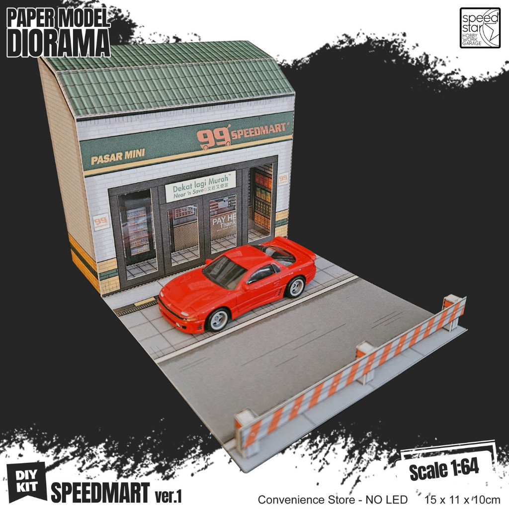 1:64 7 Speedmart ver.1 diorama | Shopee Singapore