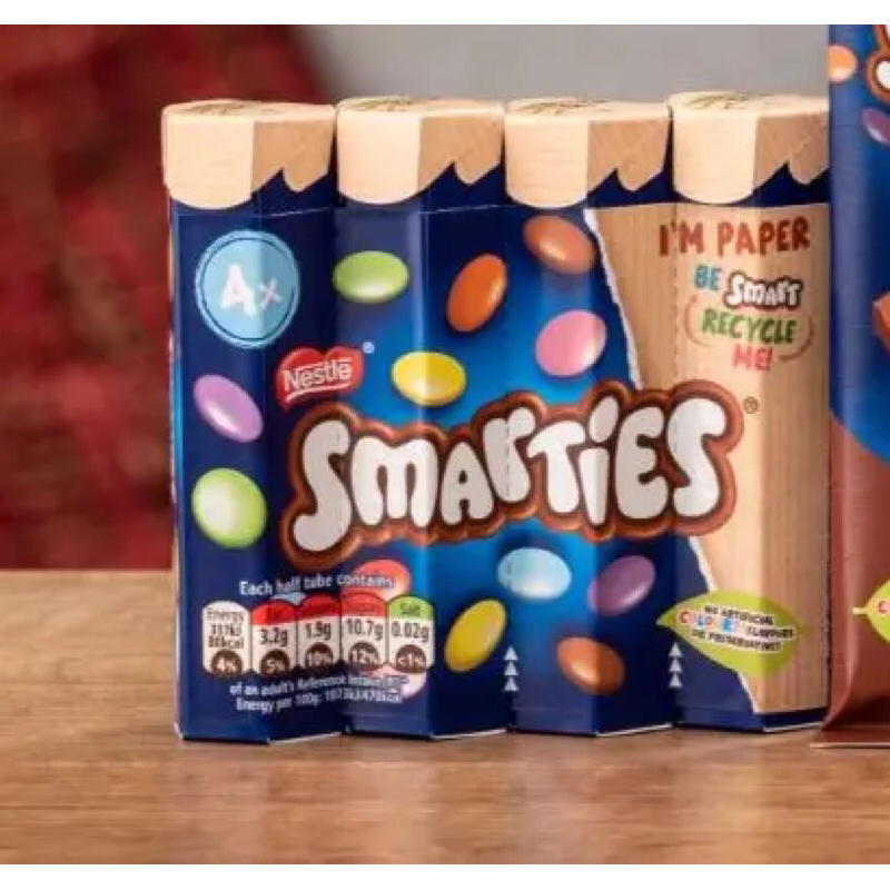 Nestle smarties chocolate tube 4x38g | Shopee Singapore