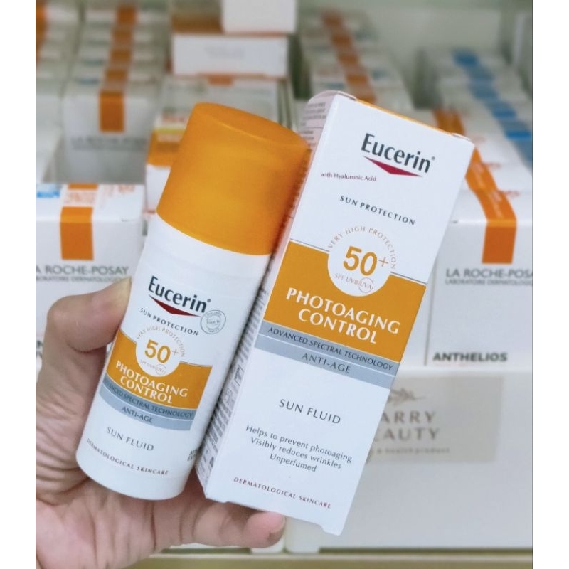 Eucerin Sun Fluid Photoaging Control SPF50+ 50ml | Shopee Singapore