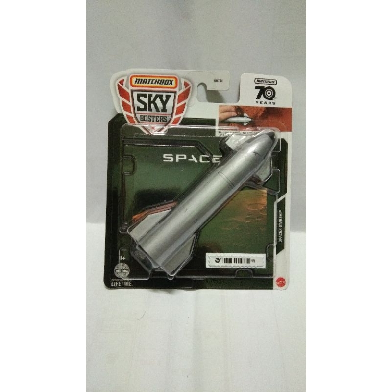 Matchbox Sky Busters SPACEX Starship (Tesla) | Shopee Singapore