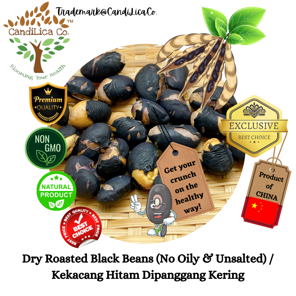 Dry Roasted Black Beans | Kekacang Hitam Panggang Kering | 干烤黑豆 ...