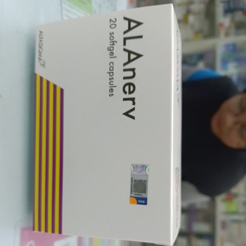 Alanerv 20 SOFTGELS Capsules For Them Have Nervous Problems | Shopee ...