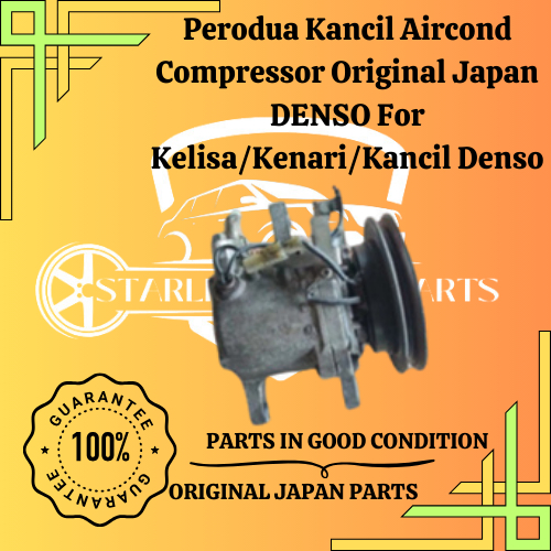 Perodua Kancil Aircond Compressor Japan DENSO For Kelisa/Kenari/Kancil ...
