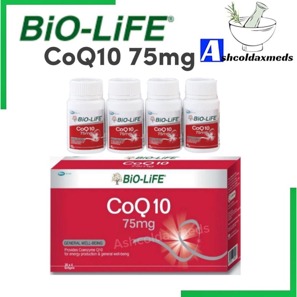 Bio-life CoQ10 75mg 30S/30SX4 EXP09/2025 | Shopee Singapore