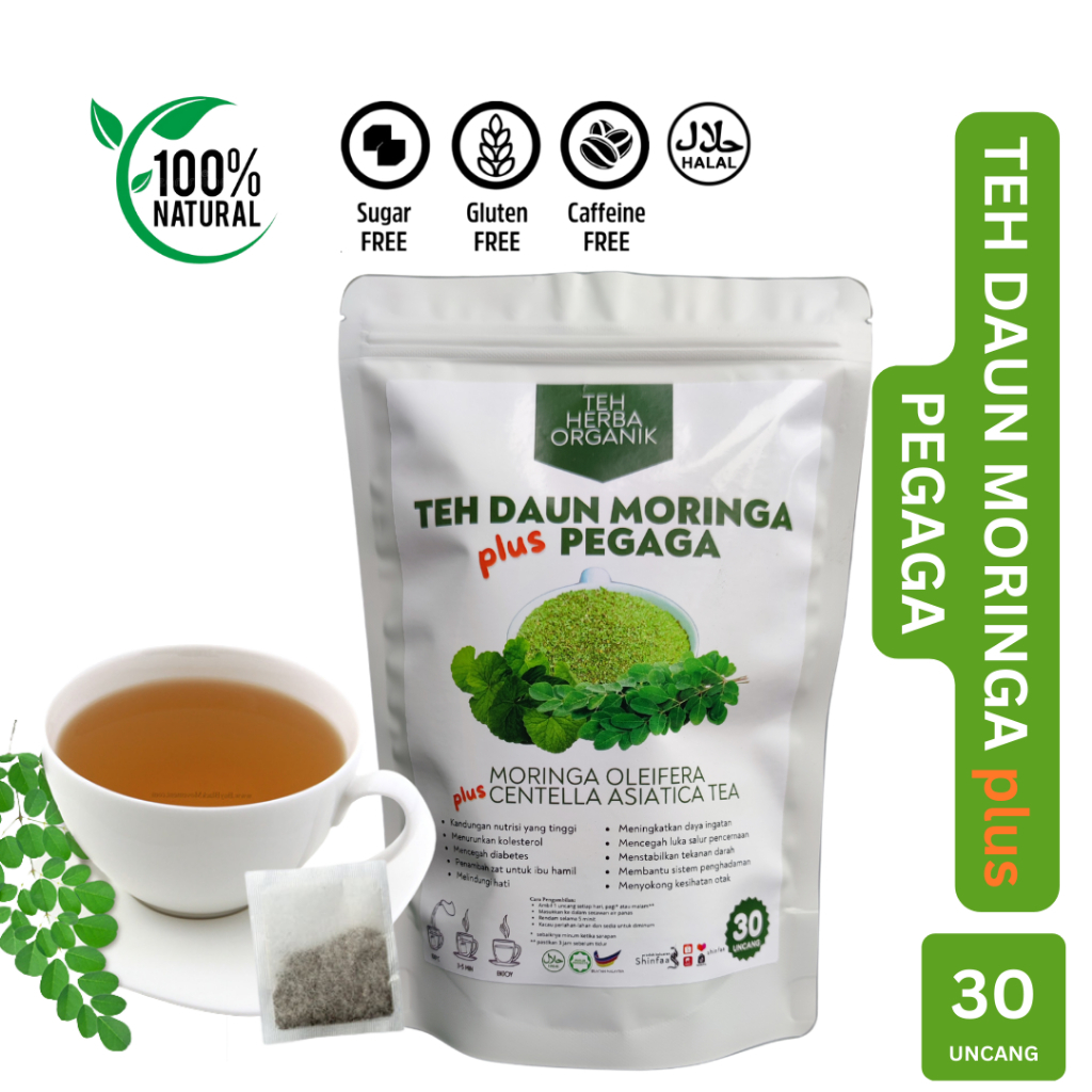 MORINGA plus PEGAGA Tea (MoriPeg Tea) | Moringa Oleifera plus Centella ...