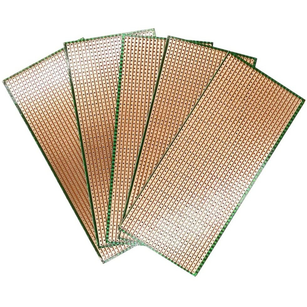 2 Pcs Strip Board Small (14.5x6.5cm) Stripboard Vero Board | Shopee ...