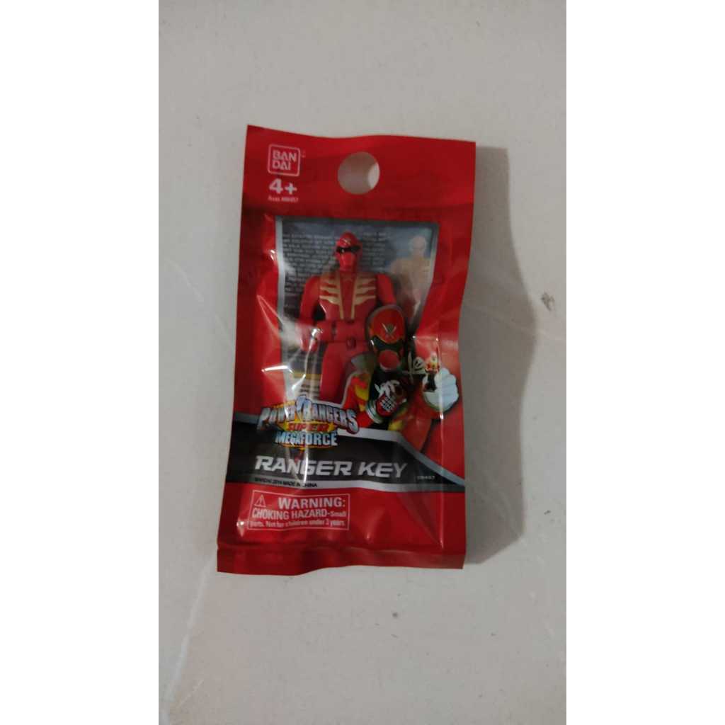 POWER RANGERS SUPER MEGAFORCE RED AND BLUE RANGER KEY BANDAI | Shopee ...