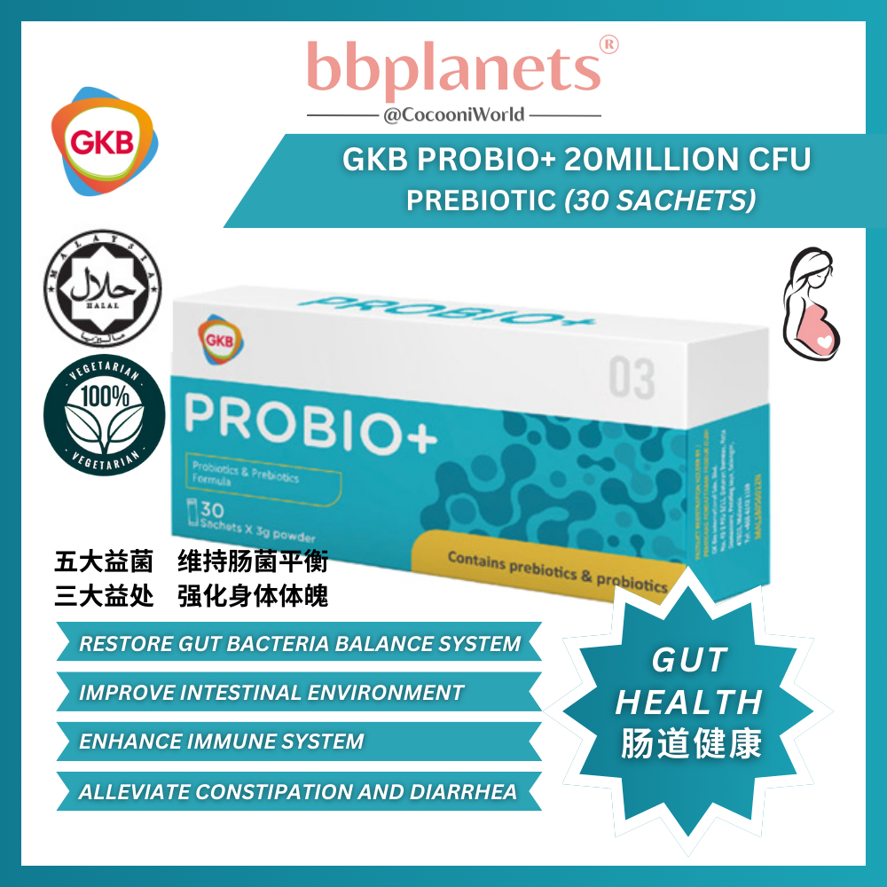 GKB Probio+ (Probiotics & Prebiotics Formula) 3g x 30 Sachets | 益生菌 ...