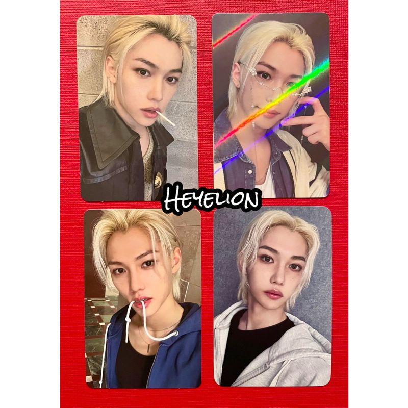 [CLEARANCE] STRAY KIDS FELIX ROCK-STAR LUCKY DRAW/FANSIGN PHOTOCARDS ...