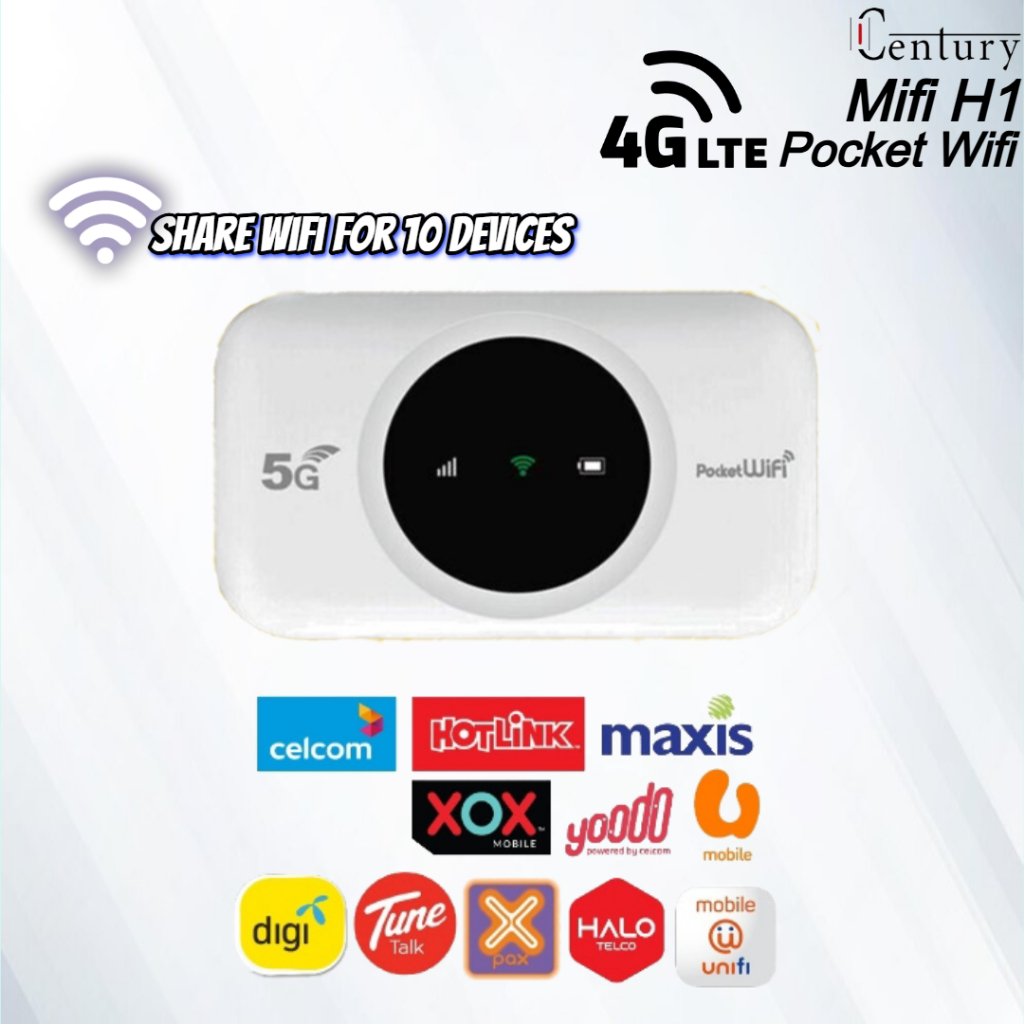 Mifi H1 Modified High Speed 4G LTE Portable Pocket Wifi Router Portable ...