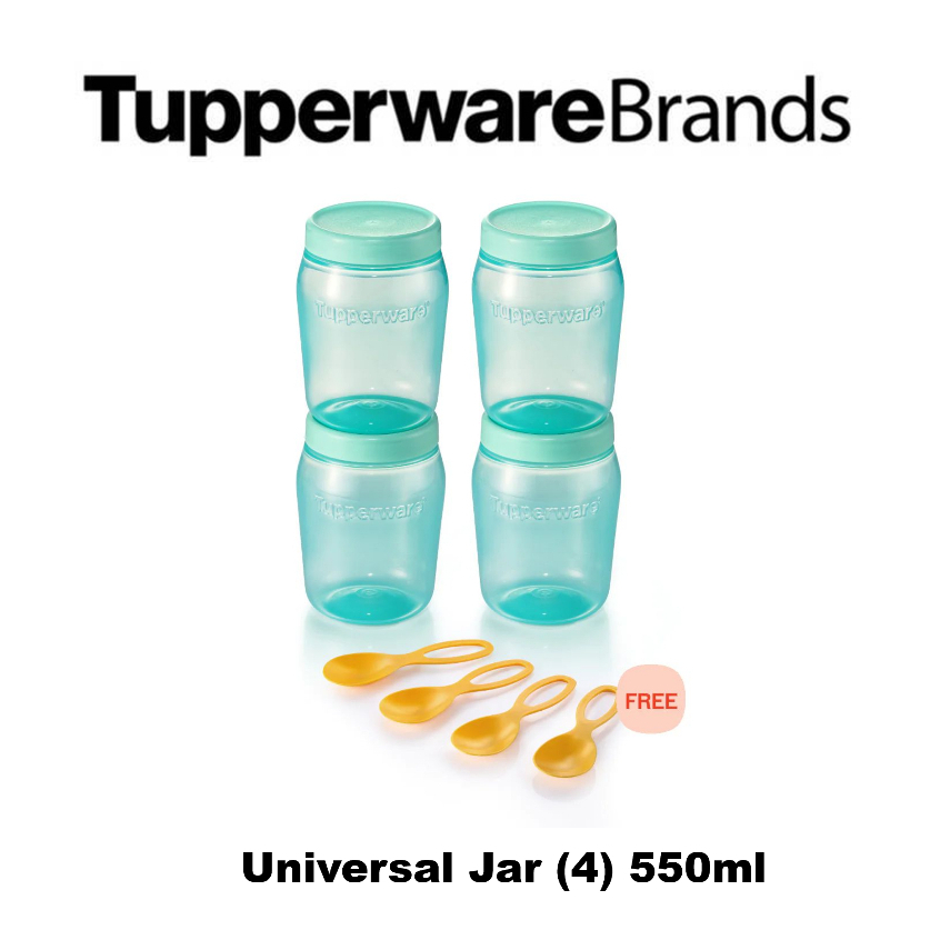 Tupperware Universal Jar Set 550ml | Shopee Singapore