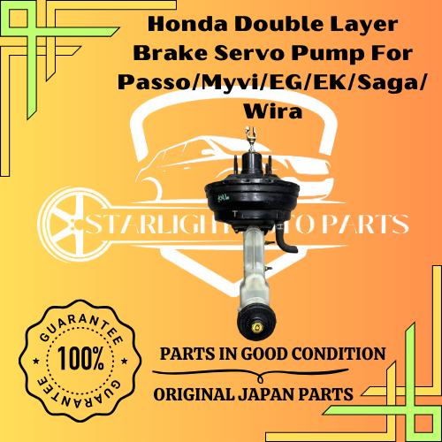 Honda Double Layer Brake Servo Pump For Passo/Myvi/EG/EK/Saga/Wira ...