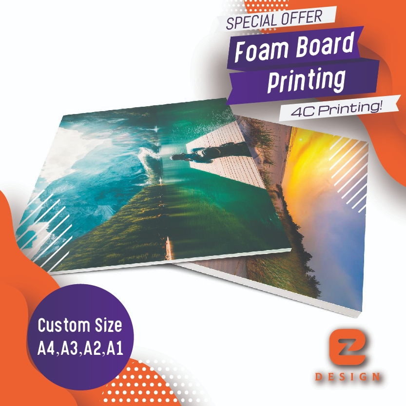 Foam board / foamboard / Menu Poster Board / Poster Board / Information ...