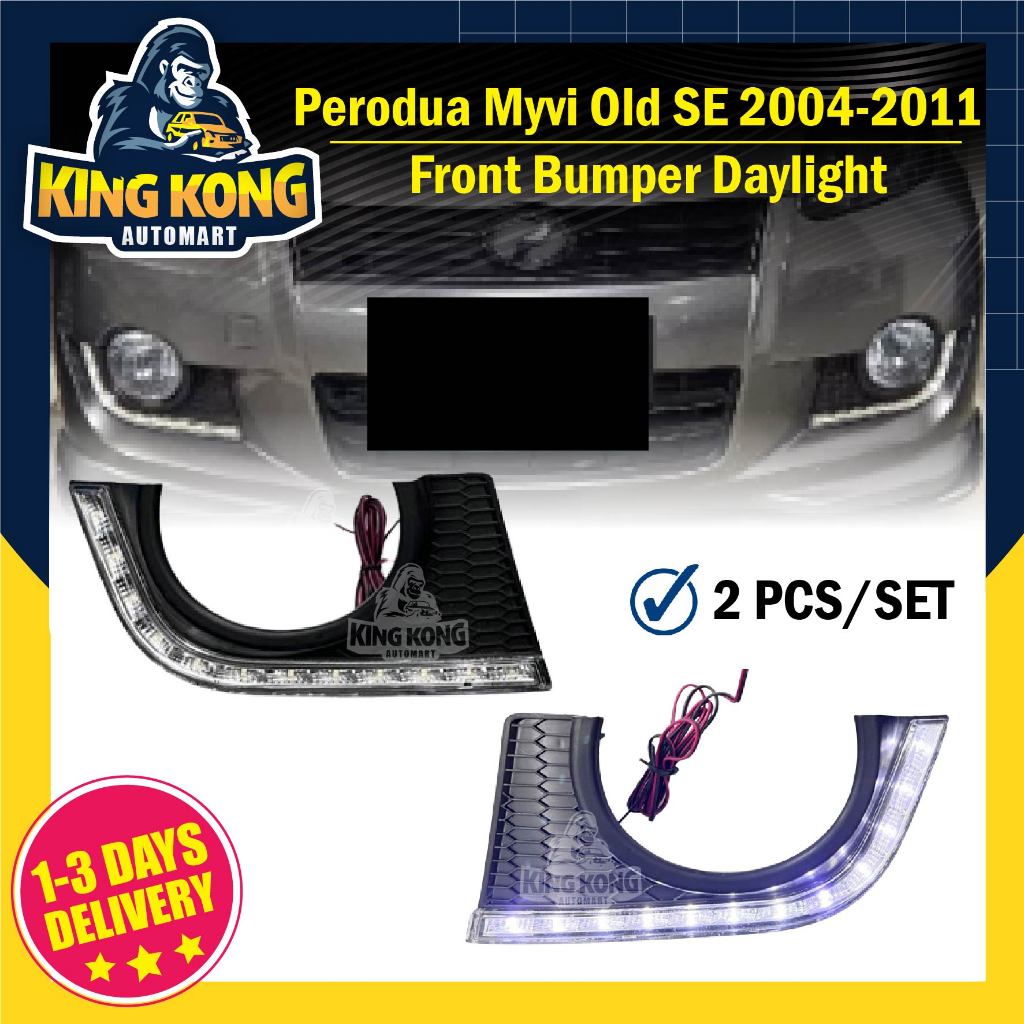 Perodua Myvi Old 2004-2011 SE2 SE 2 Front Bumper Led Drl Daylight ...