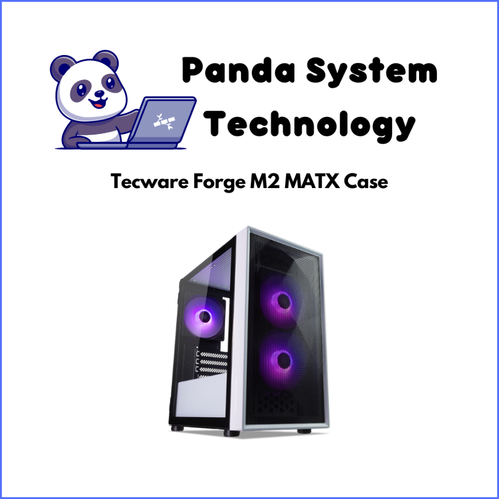 Tecware Forge M2 TG ARGB MATX Gaming Case - White | Shopee Singapore