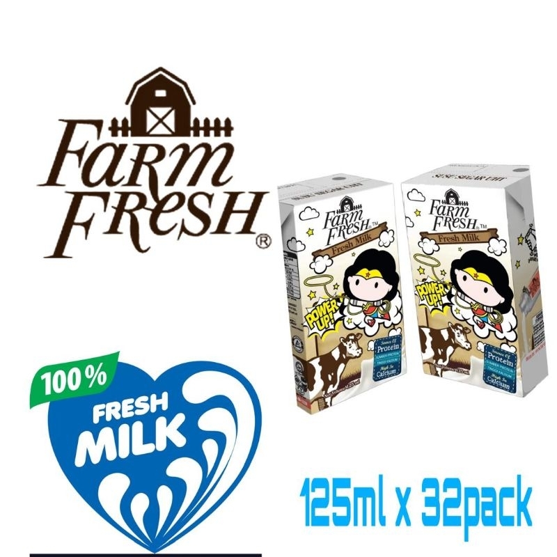 FARM FRESH UHT FRESH MILK 125ML | Shopee Singapore