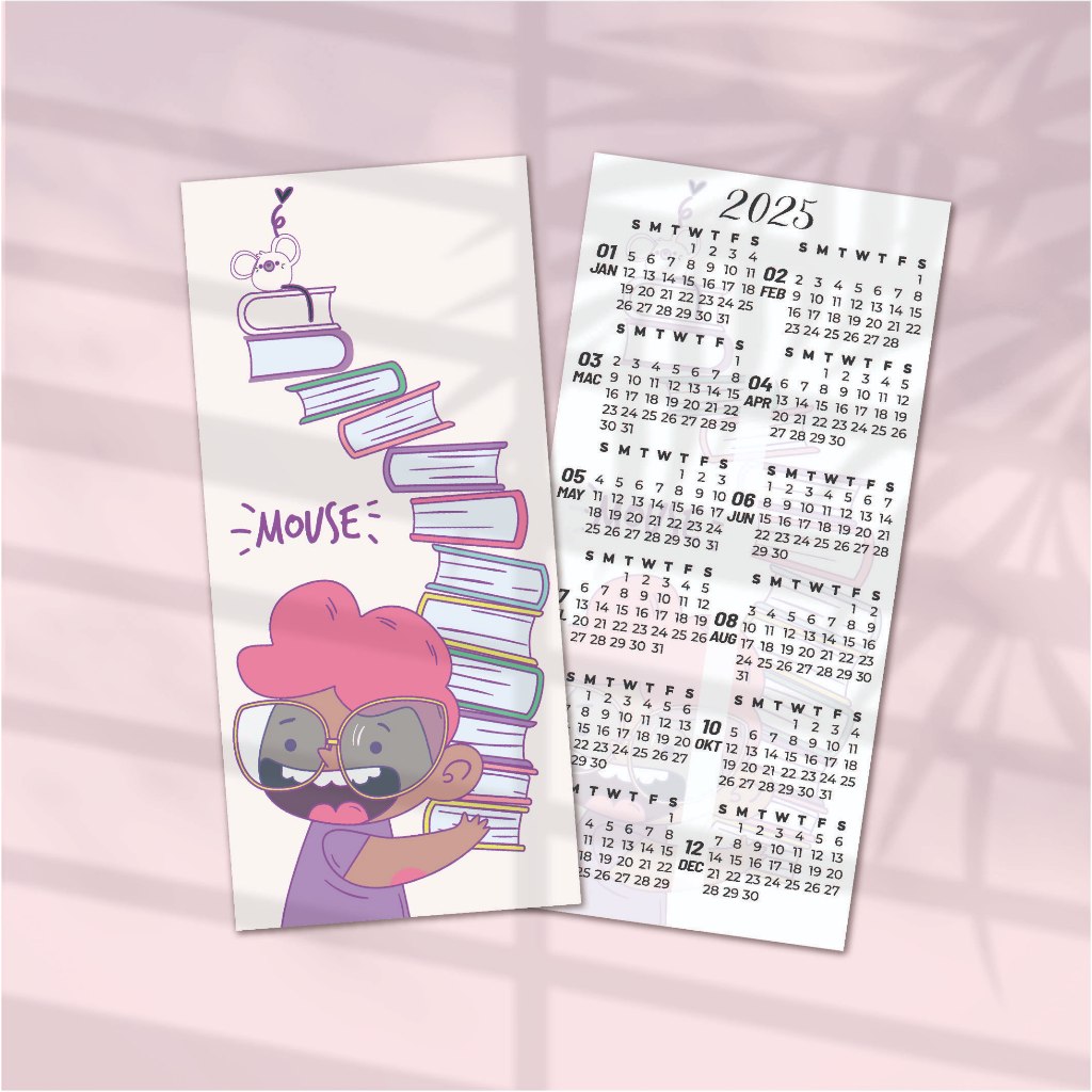 CALENDAR 2025/KALENDAR 2025 BOOKMARK / DOORGIFT / / STUDENT / TEACHER ...
