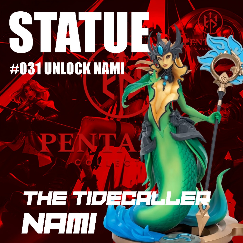 NAMI STATUE 031 LEAGUE OF LEGENAD WILD RIFT LOL | Shopee Singapore