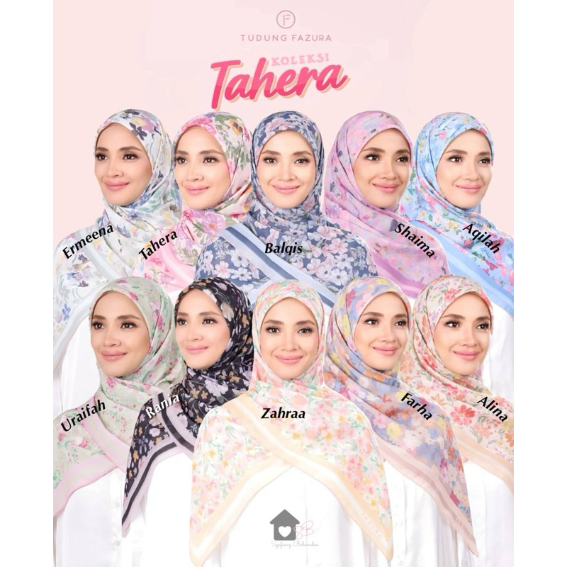 Latest Hood FAZURA Collection TAHERA JUNE 2024 | Shopee Singapore