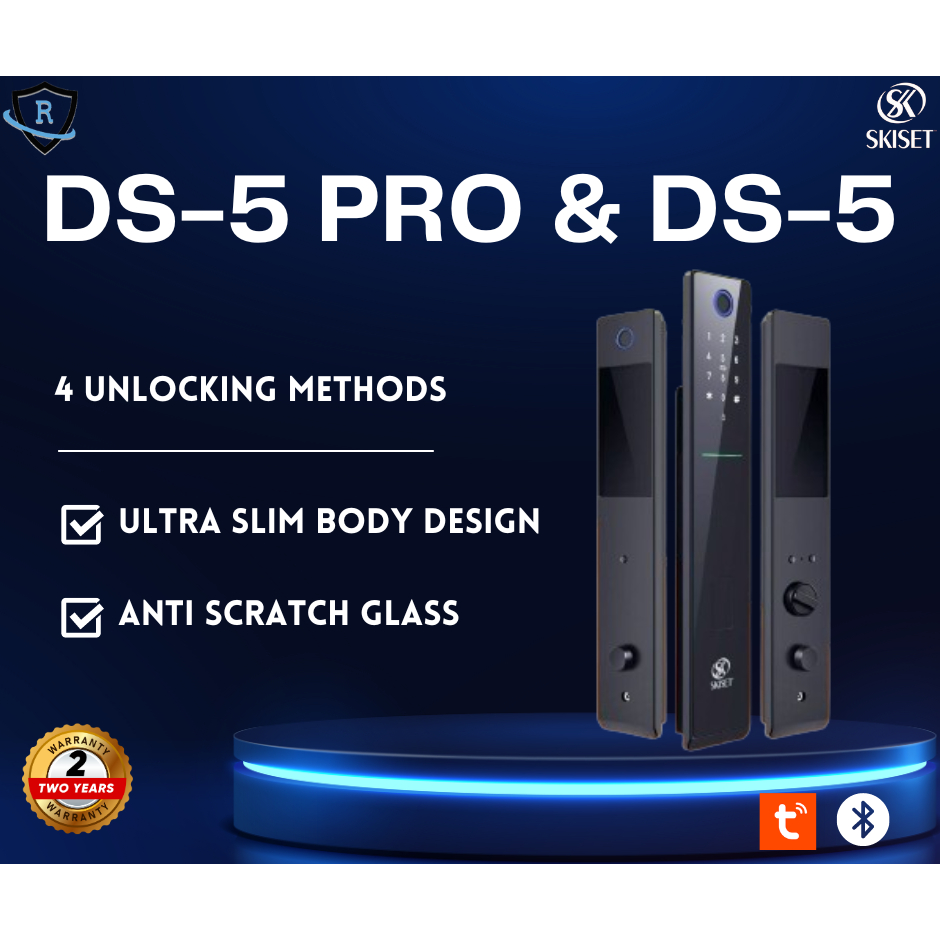 SKISET DS-5 PRO & DS-5 Smart Digital Lock With Tuya Smart App ...