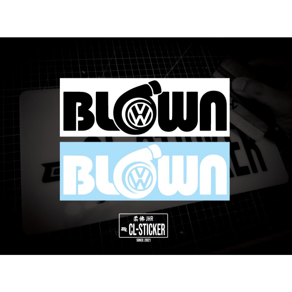 Volkswagen VW Blown Vinyl Sticker | Shopee Singapore