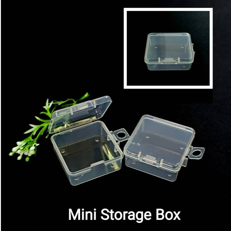 Kotak Plastic/ Plastic Storage/ Square Transparent Storage Box/ Small ...
