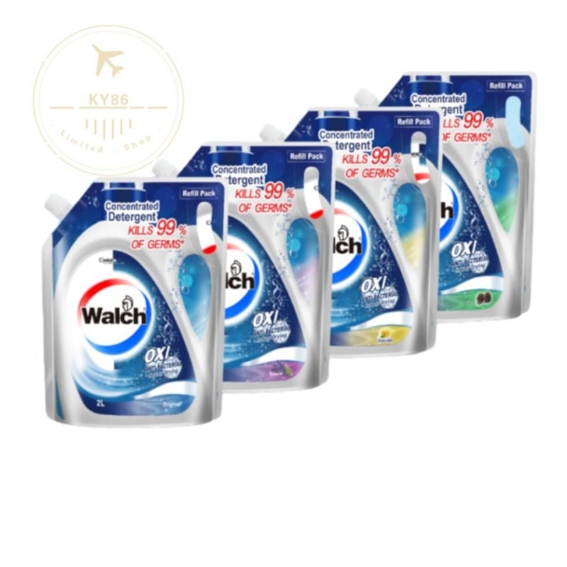 Walch OXI Clean Anti-bac Concentrated Laundry Liquid Detergent 2liter ...