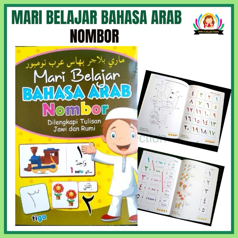 Let's Learn Language Numbers Equipped with Jawi and Rumi Writing ...