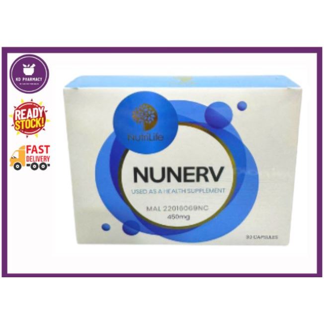 Nutrilife Nunerv 450mg Cap 30's | Shopee Singapore