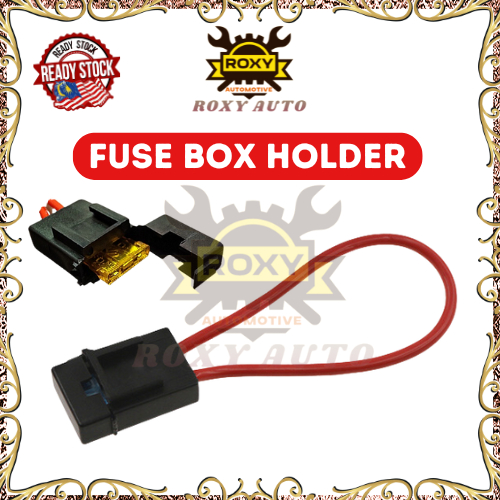 ROXY Universal Fuse Box Holder Heavy Duty Plug In Fuse Holder Blade In ...