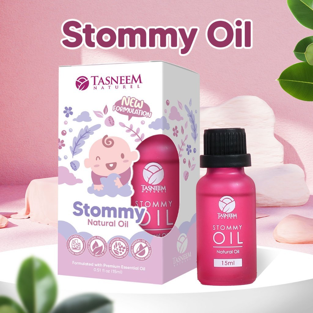 New Stommy Oil Telon Oil by Tasneem Naturel For Baby Belly Bloating And ...