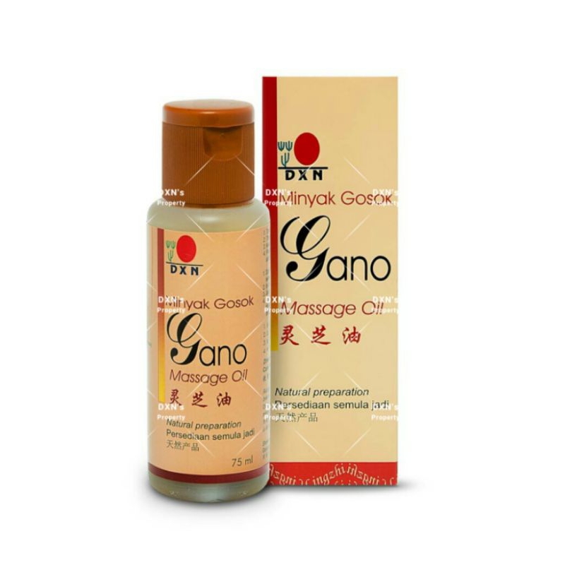 DXN GANO MASSAGE OIL (75ml) - Contains Ganoderma Extract | Shopee Singapore