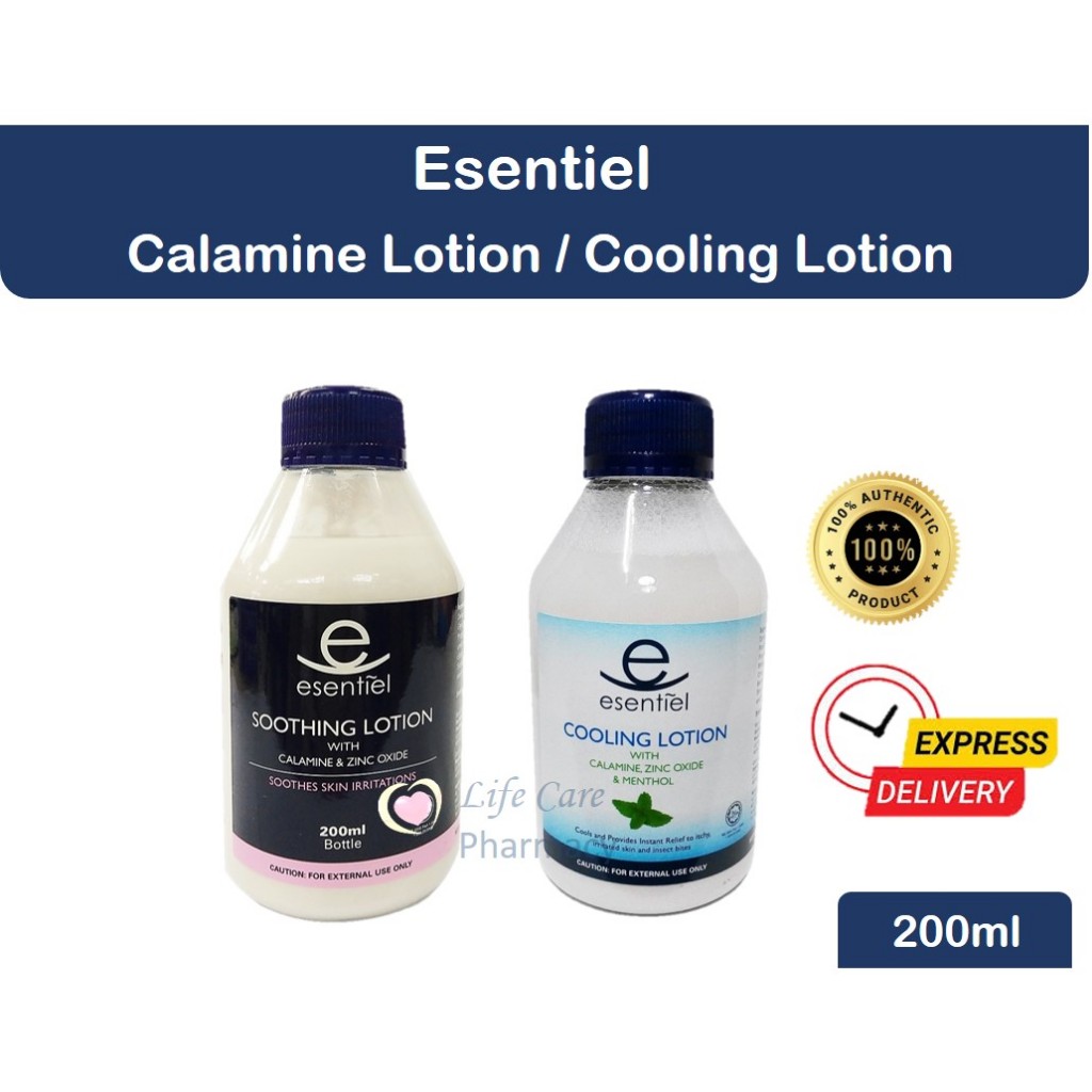 Esentiel Soothing Lotion [ Exp :4/26) / Cooling Calamine Lotion 200ml ...