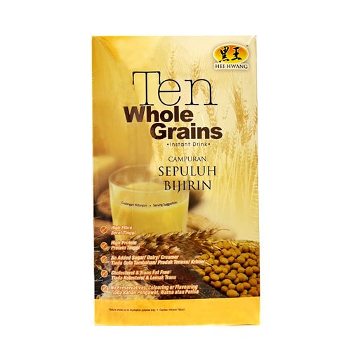 Hei Hwang Nature Ten Ten Whole Grains Cereals (30g x 15 sachets)/Black ...