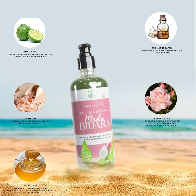 HQ Dherbs bidara bath Gel 500ml by Alif Syukri Best selling dherbs ...