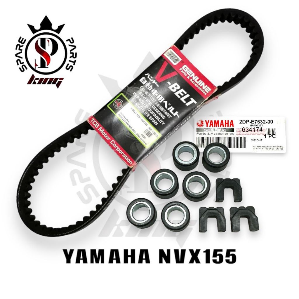 YAMAHA NVX155 NVX 155 NMAX V2 N MAX V2 V BELT TIMING BELT WITH DRIVE ...