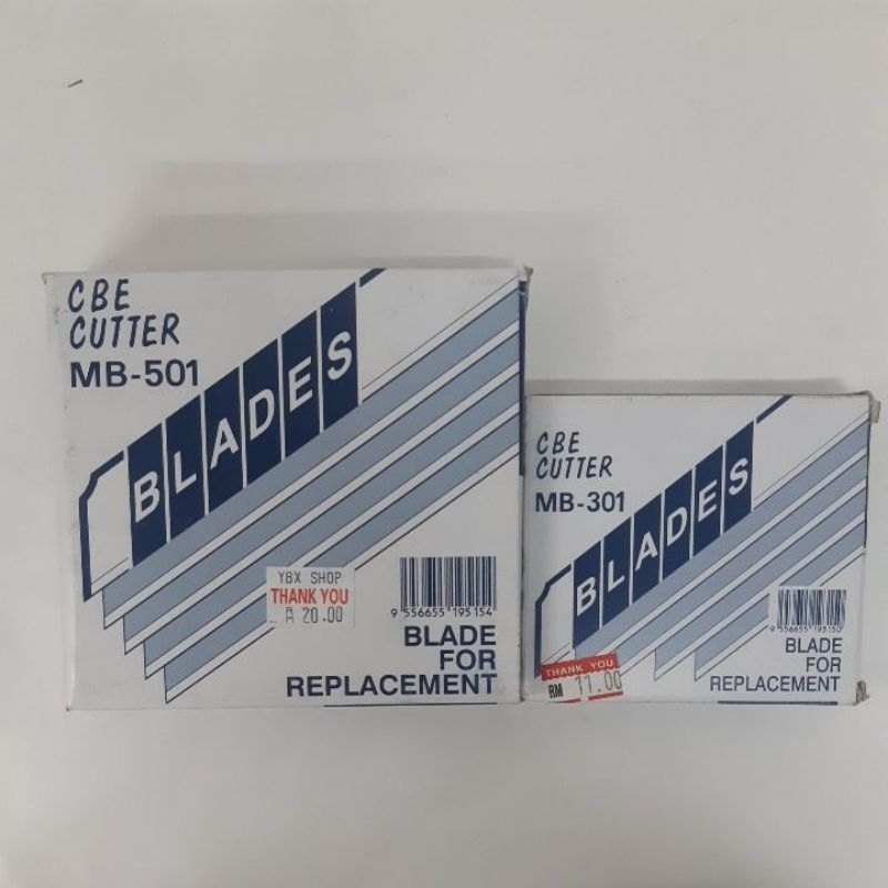 CBE CUTTER BLADES 1 BOX ( 10PCS ) | Shopee Singapore