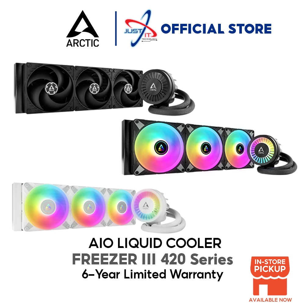 ARCTIC FREEZER III 420 / FREEZER III 420 ARGB LIQUID COOLER - ( BLACK ...